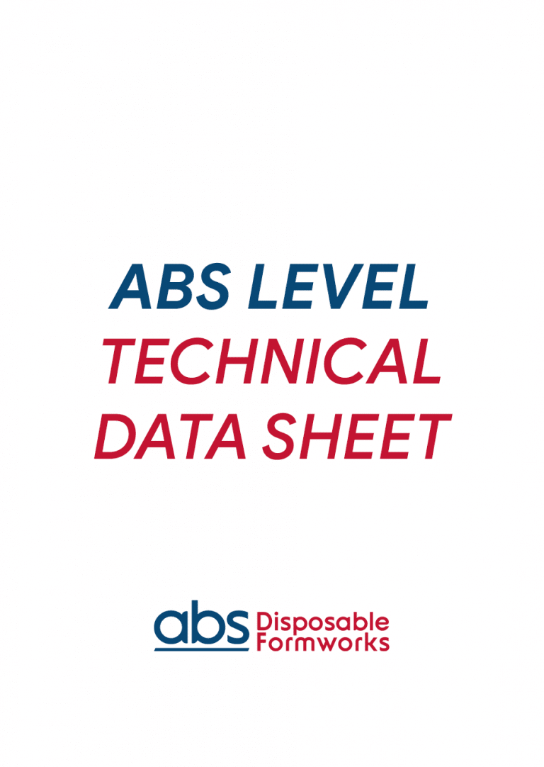 ABS_LEVEL_TECHNICAL_DATA SHEET | ABS Disposable Formworks