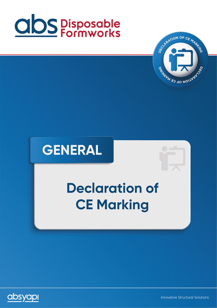 GENERAL Declaration of CE Marking-min | ABS Disposable Formworks